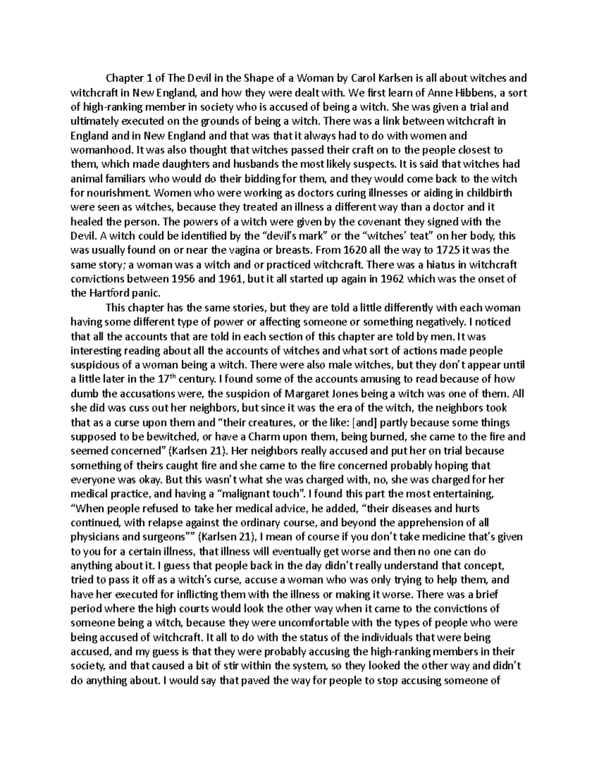 The Devil in the Shape of a Woman - We first learn of Anne Hibbens, a ...