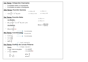 Formulas basicas de integración - Matematicas Para ingenieros 1 ...