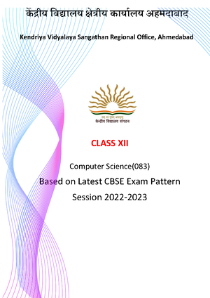 Study Material Class XI PHY 2022-23 - KENDRIYA VIDYALAYA SANGATHAN CHENNAI REGION STUDY MATERIAL ...