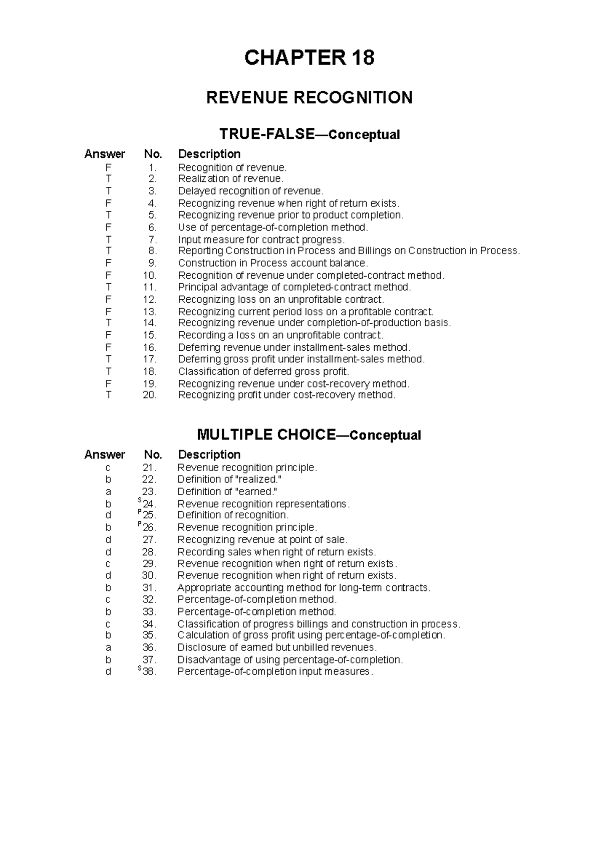 Test Bank With Answers Intermediate Accounting 12e By Kieso Chapter 18