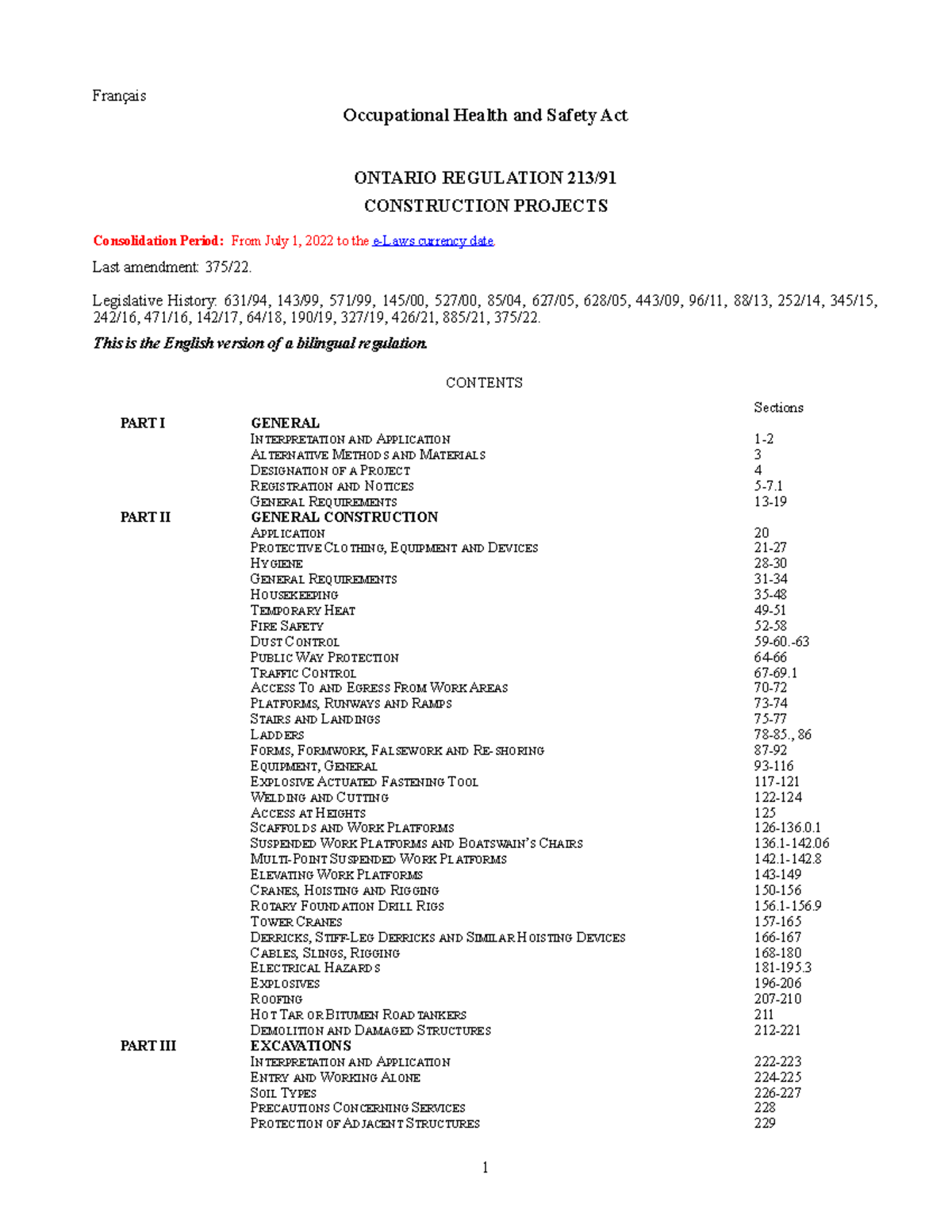 Green book - SAFETY BOOK - Français CONSTRUCTION PROJECTS Consolidation ...