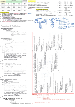 Cs2030s cheatsheet - Summary Programming Methodology II - Class method – it can be accessed as ...
