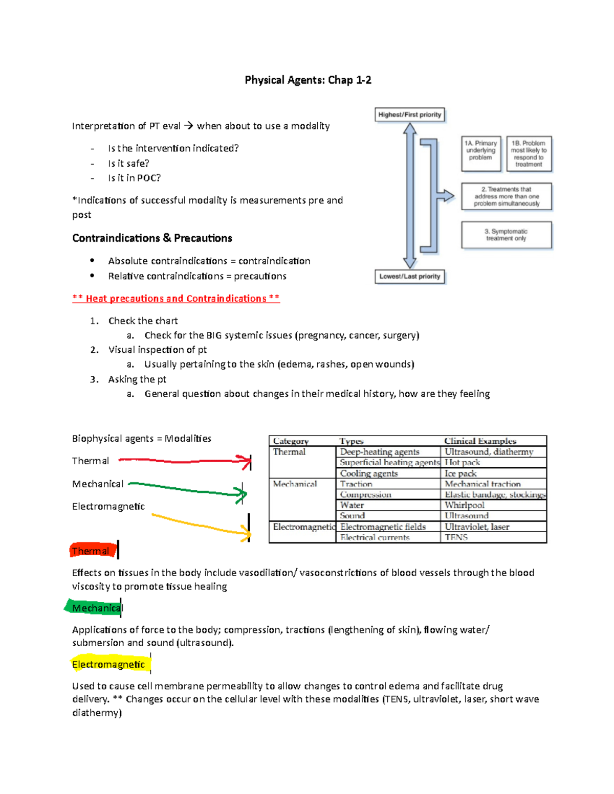 Physical Agents Class 1 - Physical Agents: Chap 1- Interpretation of PT ...