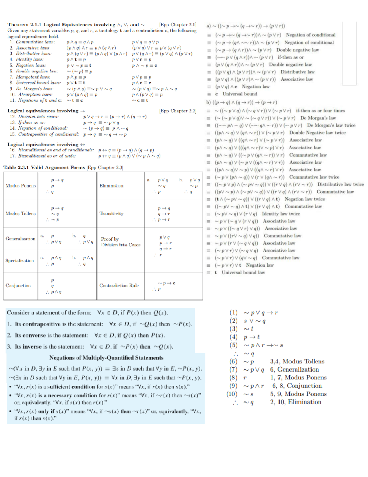 Midterm 1 Cheatsheet - Pensamiento Lógico Matemático - Warning: TT: undefined function: 32 - Studocu