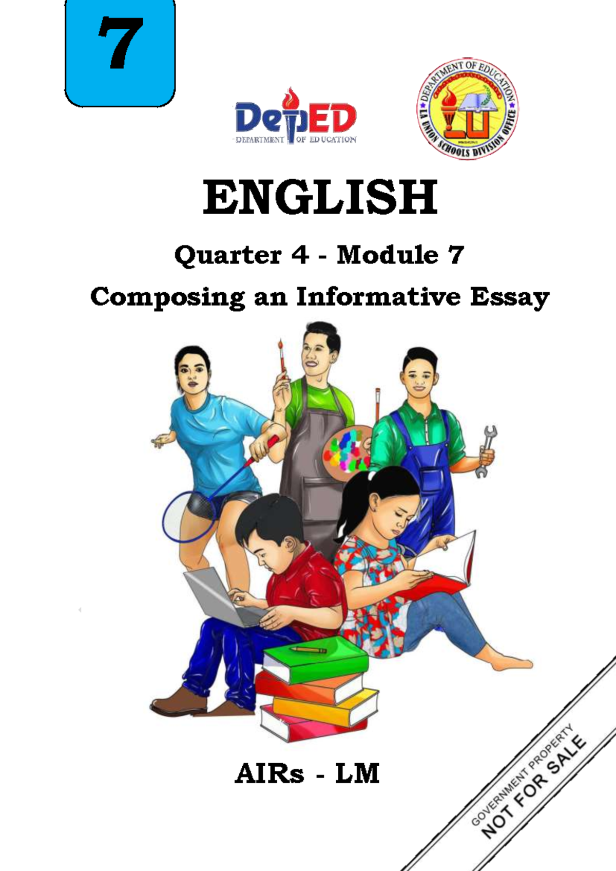 English 7Q4 Module 7 - 7 ENGLISH Quarter 4 - Module 7 Composing an ...