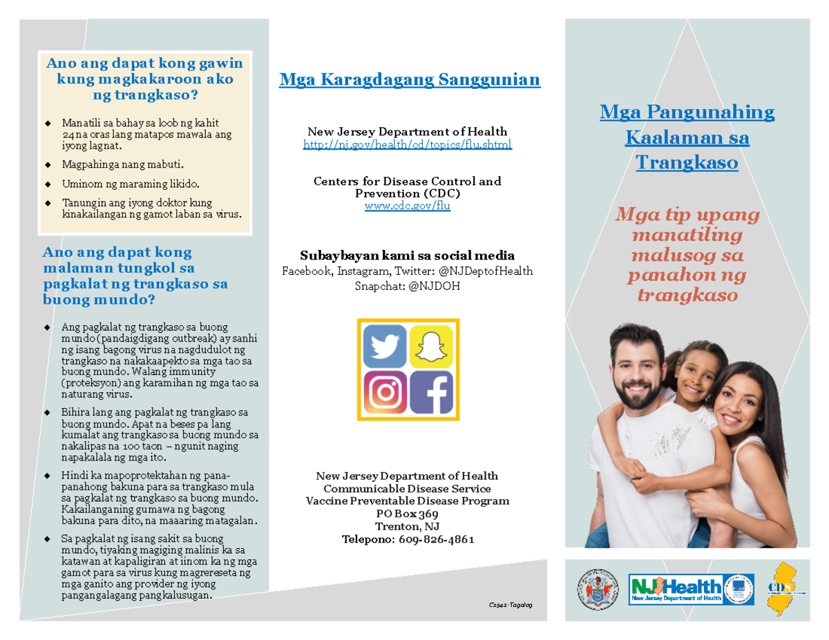 Flu basics tagalog - Information about how to combat flu - Mga ...