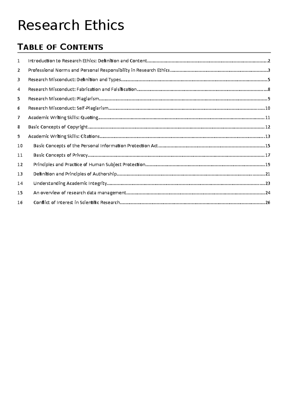 Research Ethics Class - Q & A - Research Ethics 1 Introduction to ...