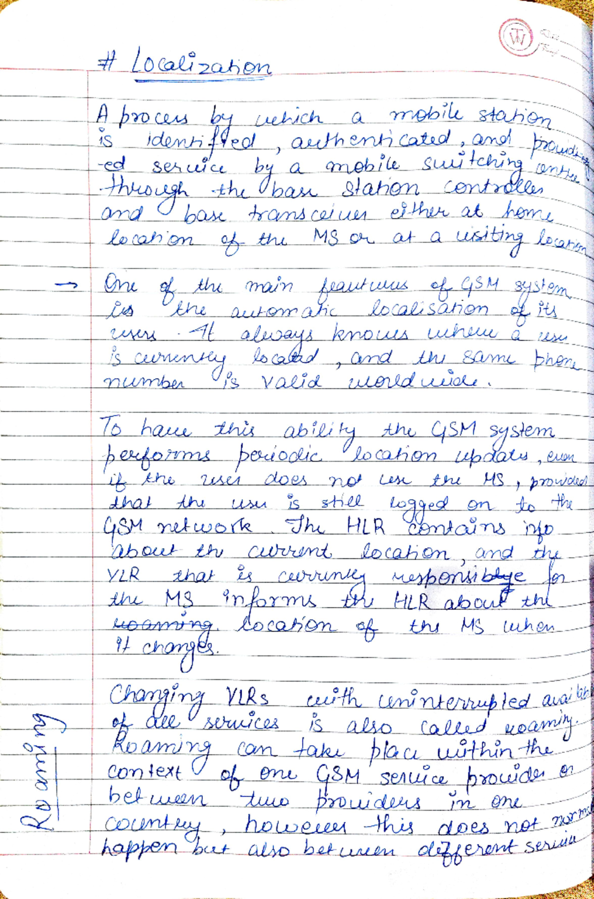 Localisation in GSM - TV Dec Localization A process which a mobile ...