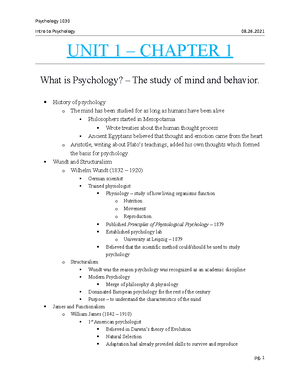 Chapter 2 - Chapter 2: Psychological Research Advancing Psychological ...