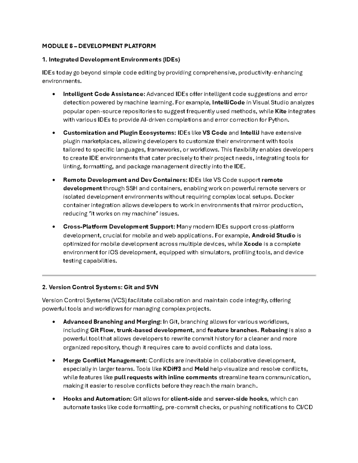 Inbound 6686474444517192535 - MODULE 6 – DEVELOPMENT PLATFORM ...