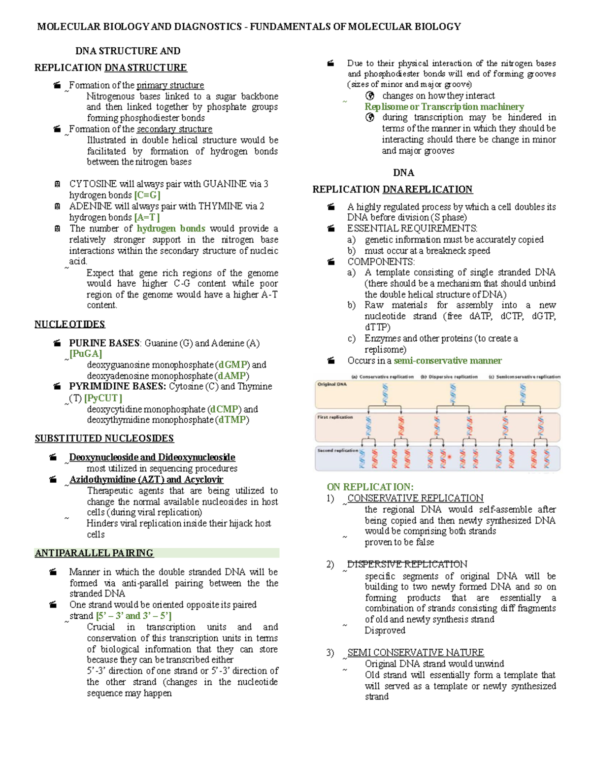 Molecular Biology and Diagnostics - MOLECULAR BIOLOGY AND DIAGNOSTICS ...