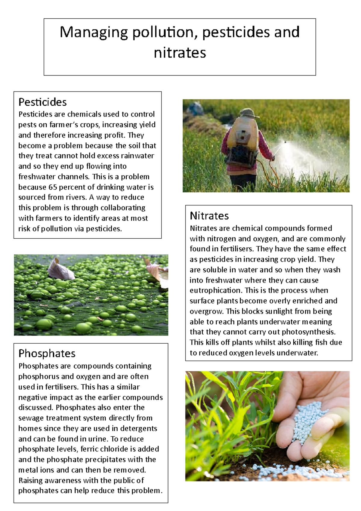 Doc2 - igcse biology pollution notes - Managing pollution, pesticides ...