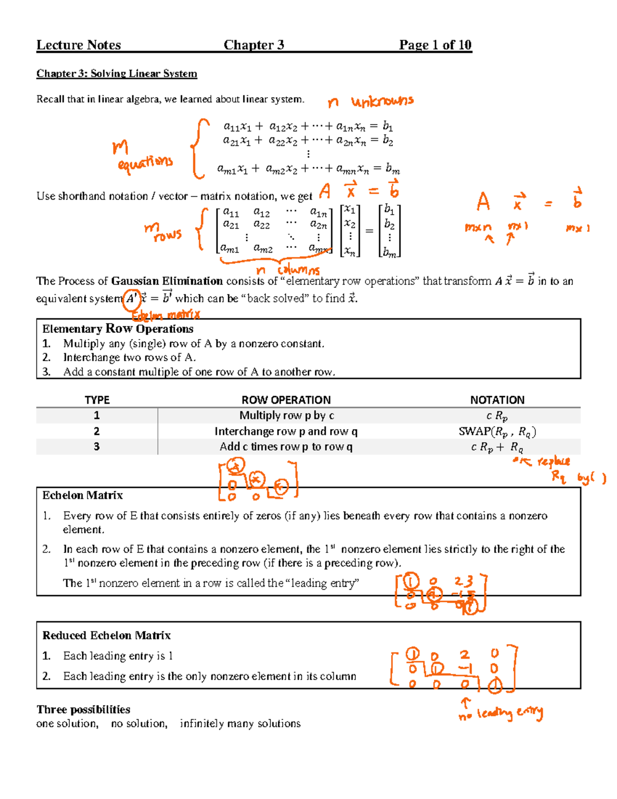 3.1, 3 - Homework practice review - Chapter 3: Solving Linear System ...