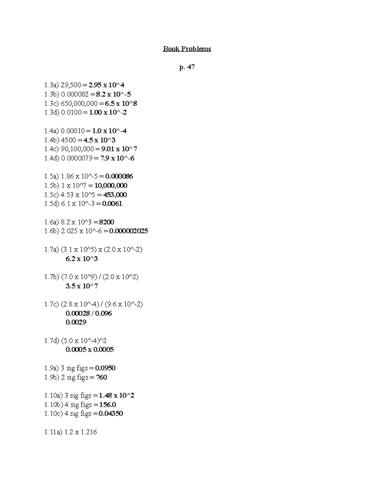 Book Problems Chapters - Book Problems - p. 29,500 = 2 x 10^ 0 = 8 x 10 ...