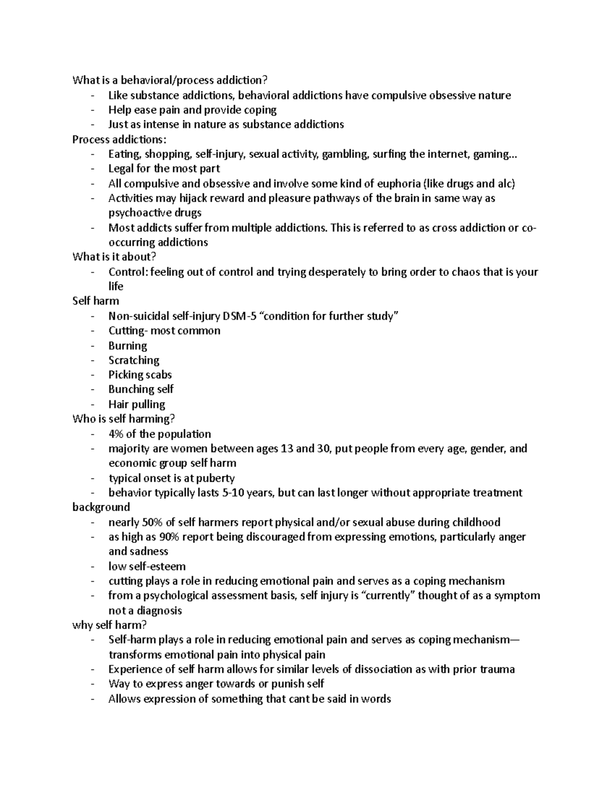 ADRS chapeter 7 - What is a behavioral/process addiction? - Like ...