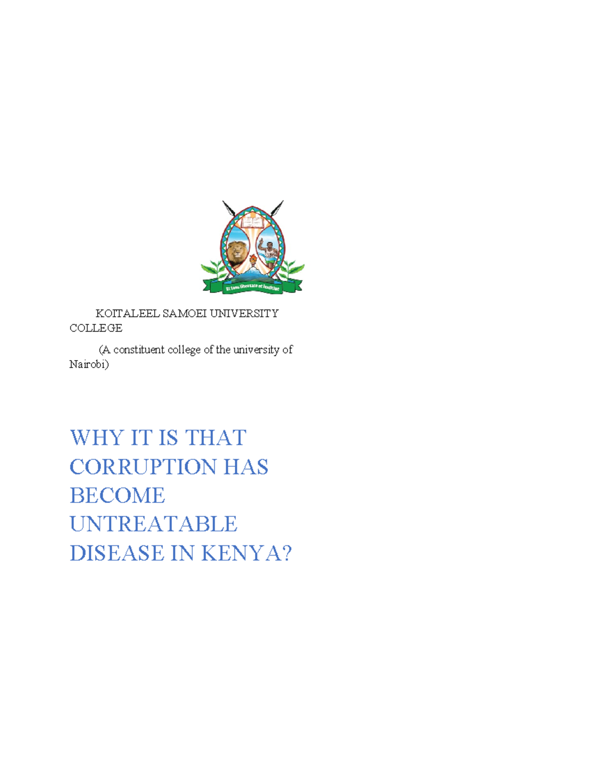 RPR304 - Assignment - KOITALEEL SAMOEI UNIVERSITY COLLEGE (A ...