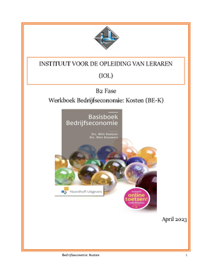 IOL B2 SLB werkboek - Studieloopbaanbegeleiding Bachelor 2 Algemene ...