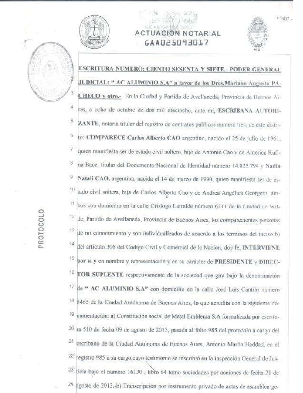 Acaluminiopoder - MODELO PODER GENERAL PARA JUICIOS - actuación ...