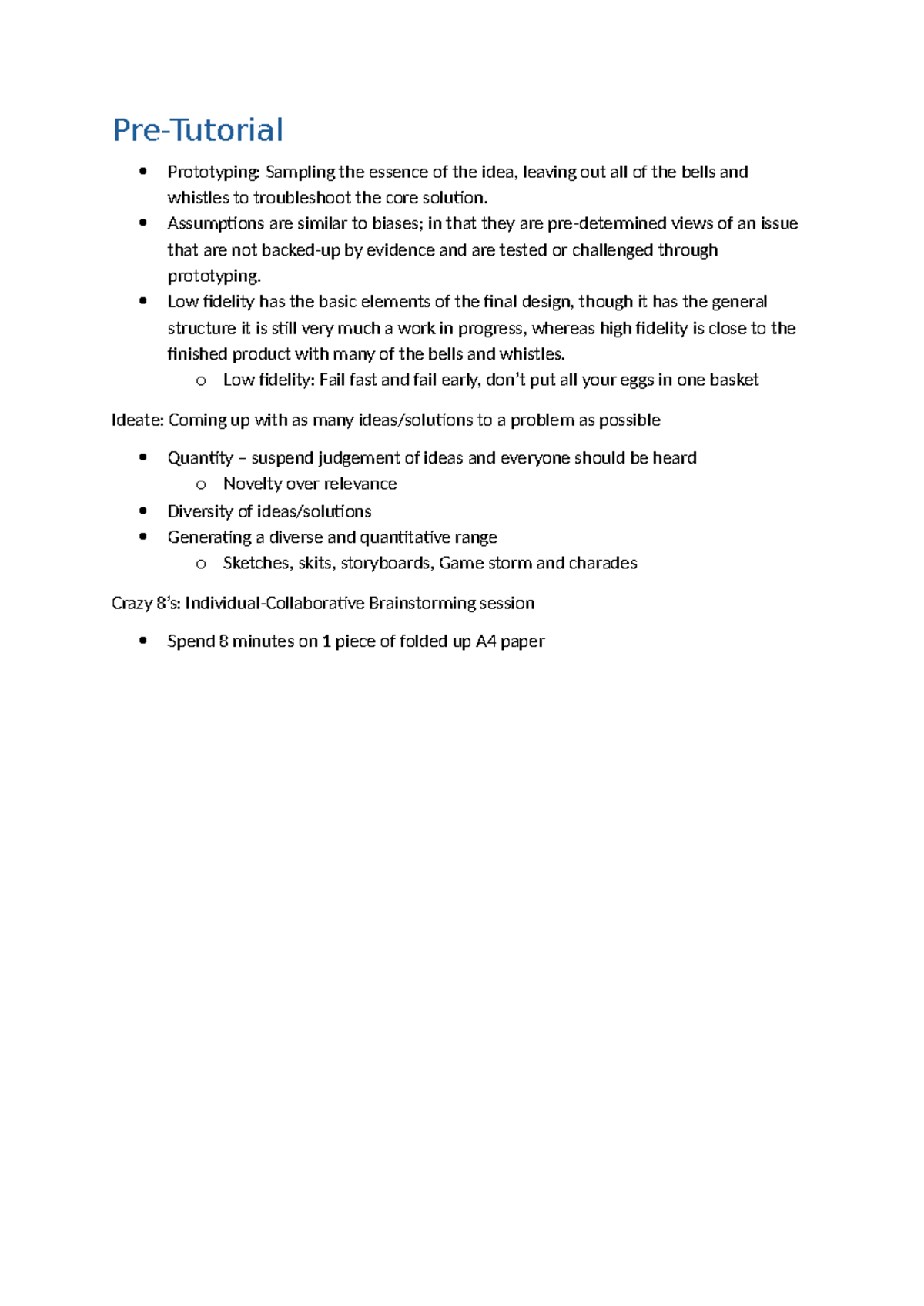 COMM1120 - Week 5 - These are comprehensive notes on all of the pre ...