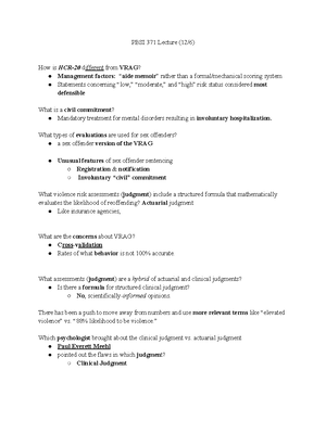 PBSI 371 (Lecure 9 29) - Professor: John Edens Module 2 (Exam 2) - PBSI ...