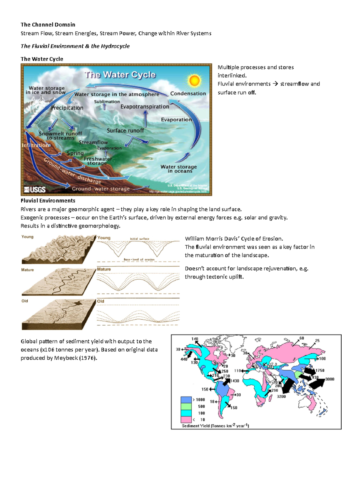 3 - Stream Energies and Stream Power Pt1 - The Channel Domain Stream ...