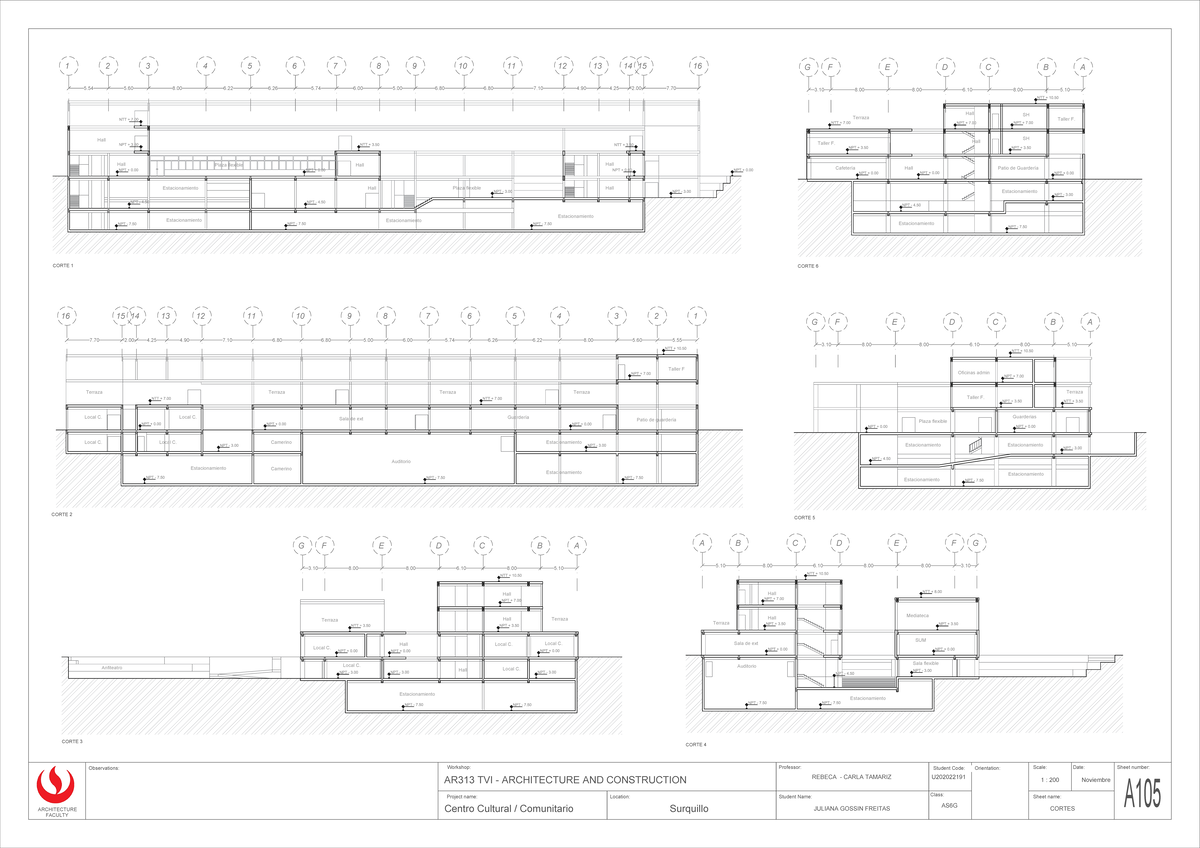 Cortes PRE A1 merged - jjhjh - CORTE 1 Hall Hall ...
