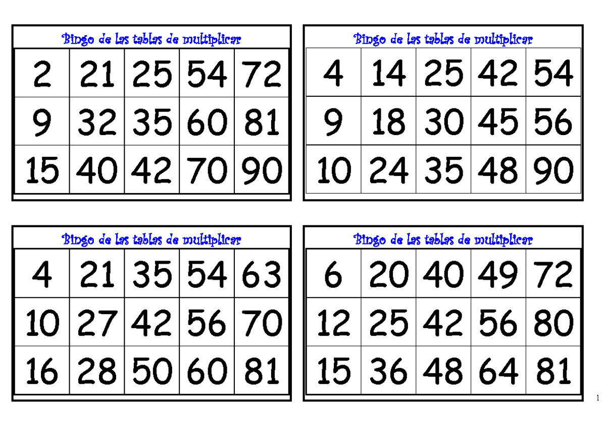 Bingo-de-las-tablas-de-multiplicar-cartones-02 - Bingo de las tablas de ...