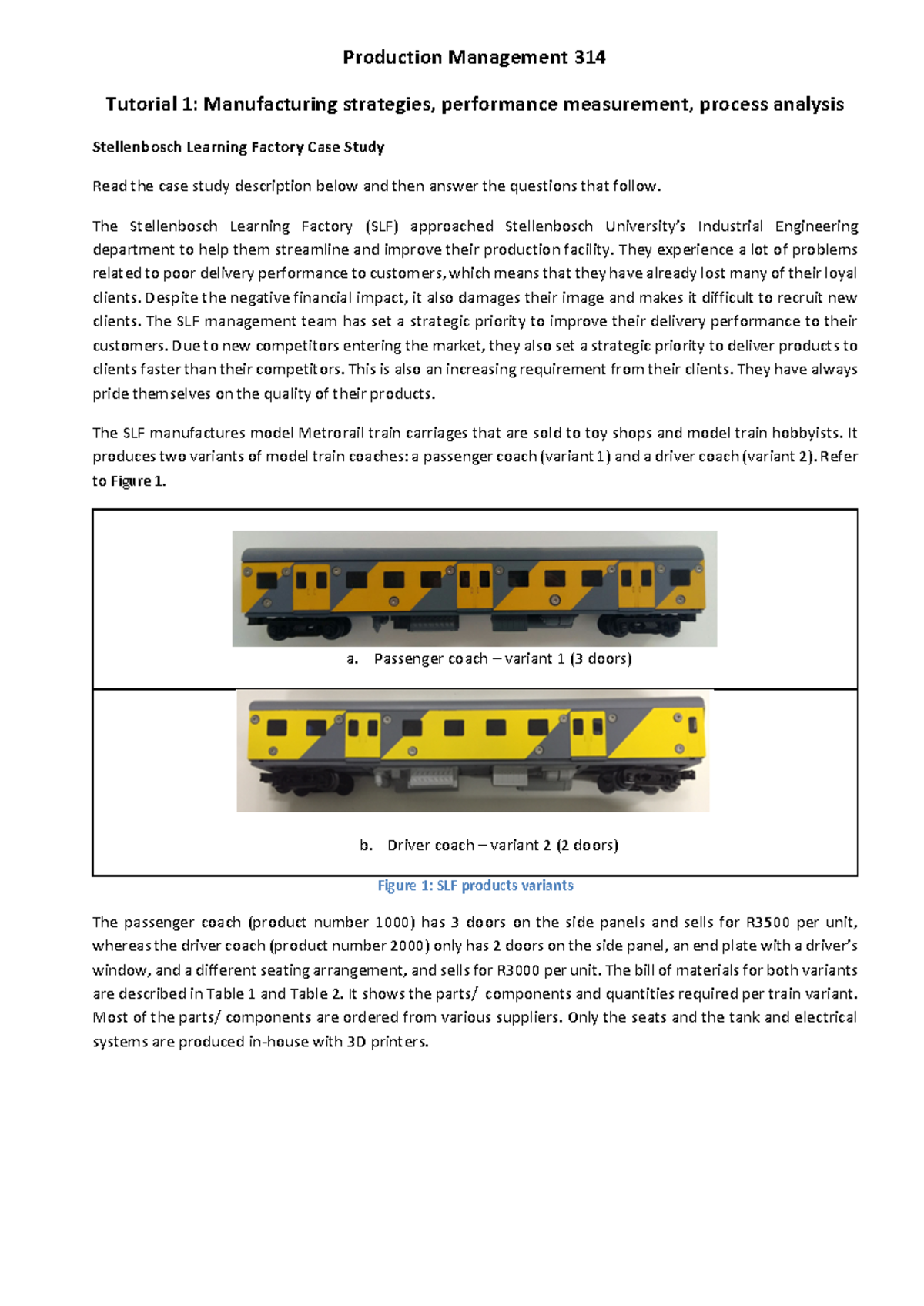 2024 PM314 Tut 1 Strat Perf Process Analysis v2 - Production Management ...