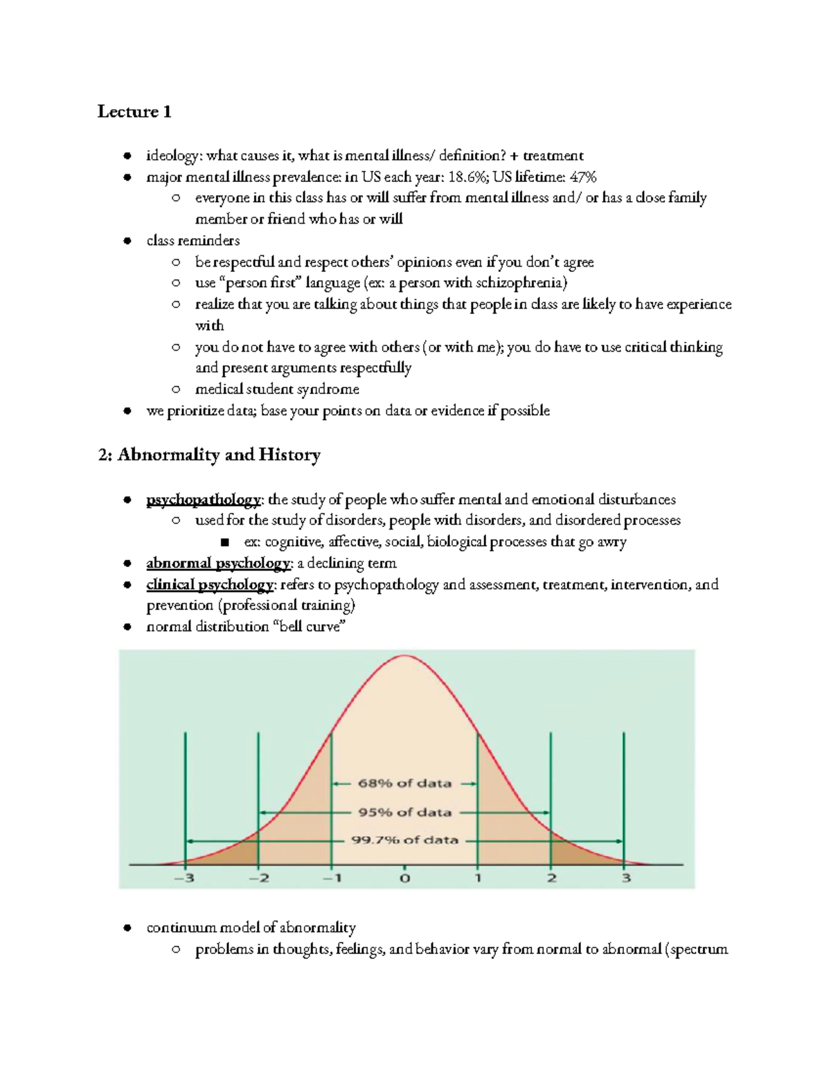 Patho Lectures 1 and 2 - Lecture 1 ideology: what causes it, what is ...