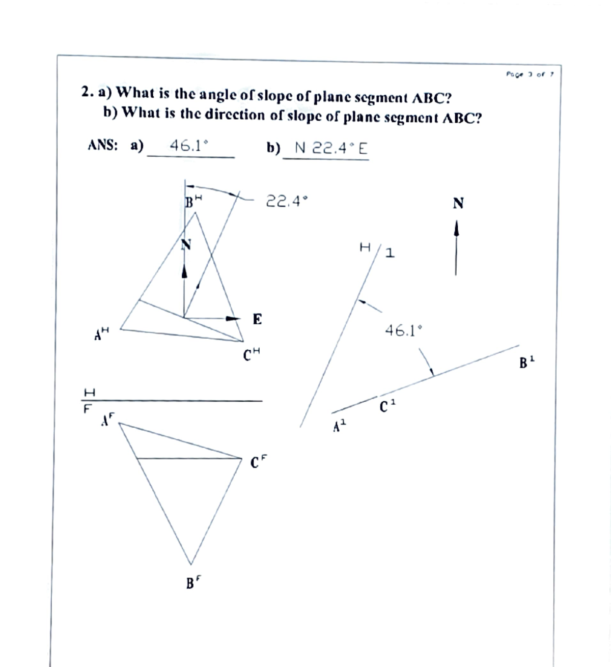 AERO MECH2001 Mid Answers W22 - Pace of 2. a) What is the angle of ...