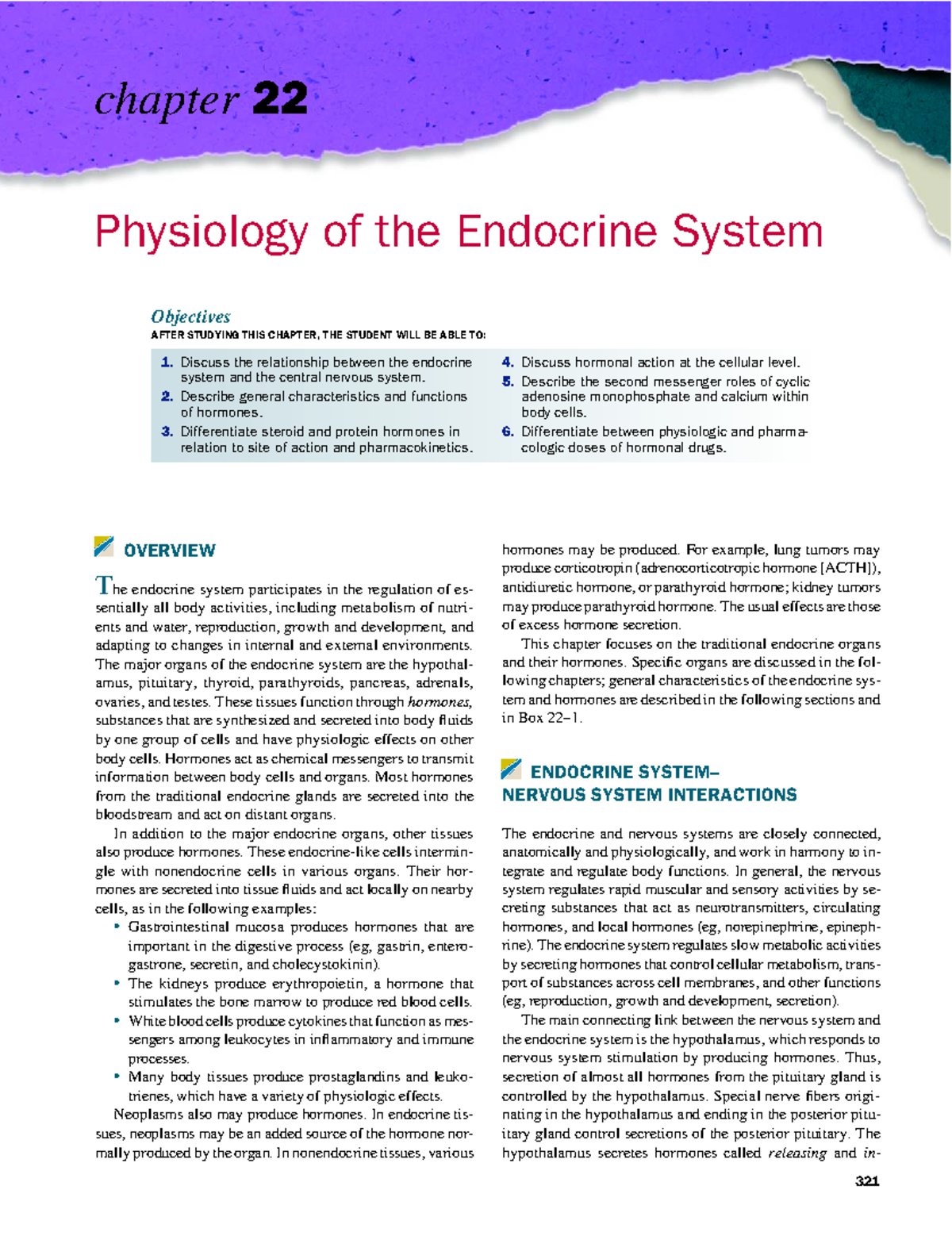 Obat Farmakologi Bagian 19 Fisiologi Sistem Endokrin - 321 chapter 22 ...