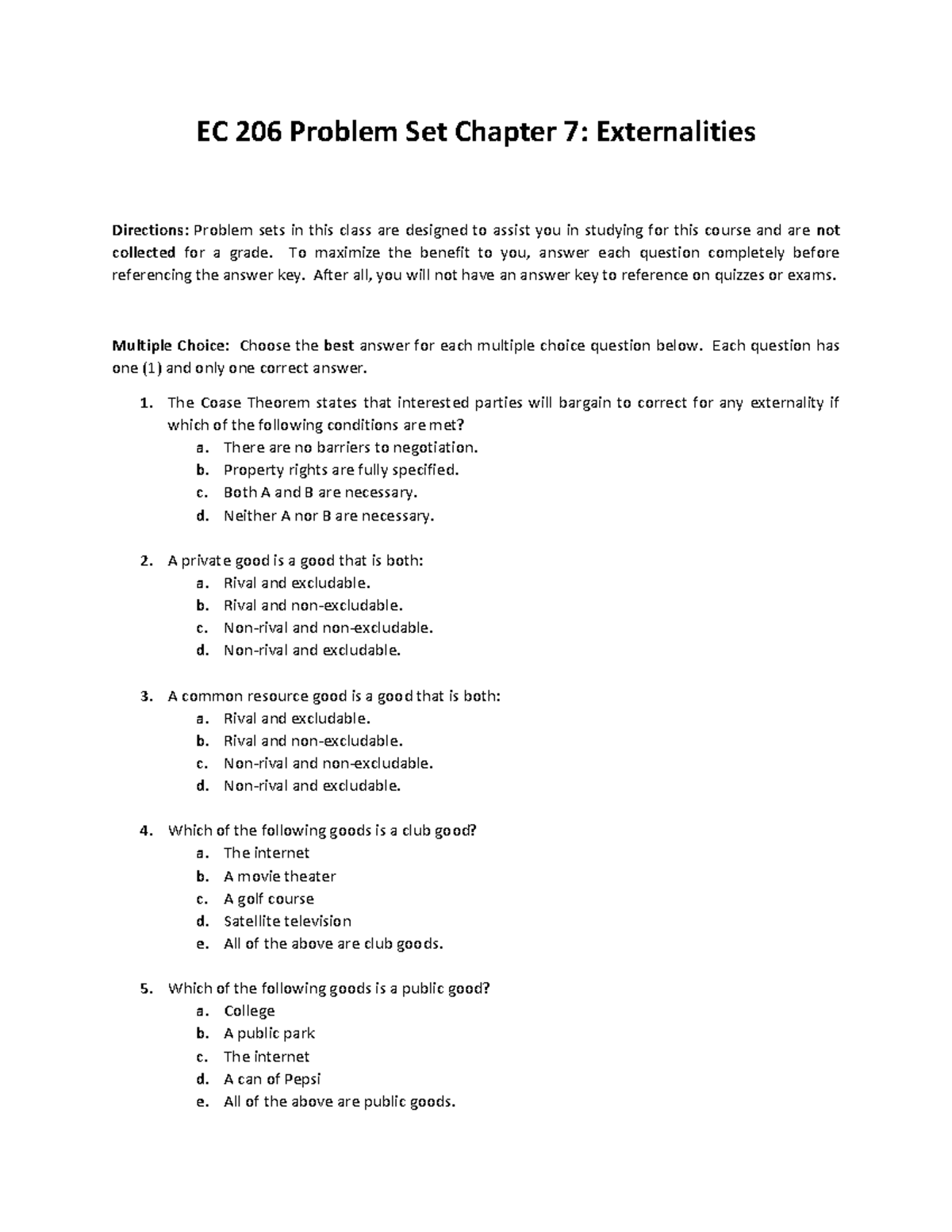 Econ 206 Problem Set Chapter 7 Warning Tt Undefined Function 22 Ec 206 Problem Set