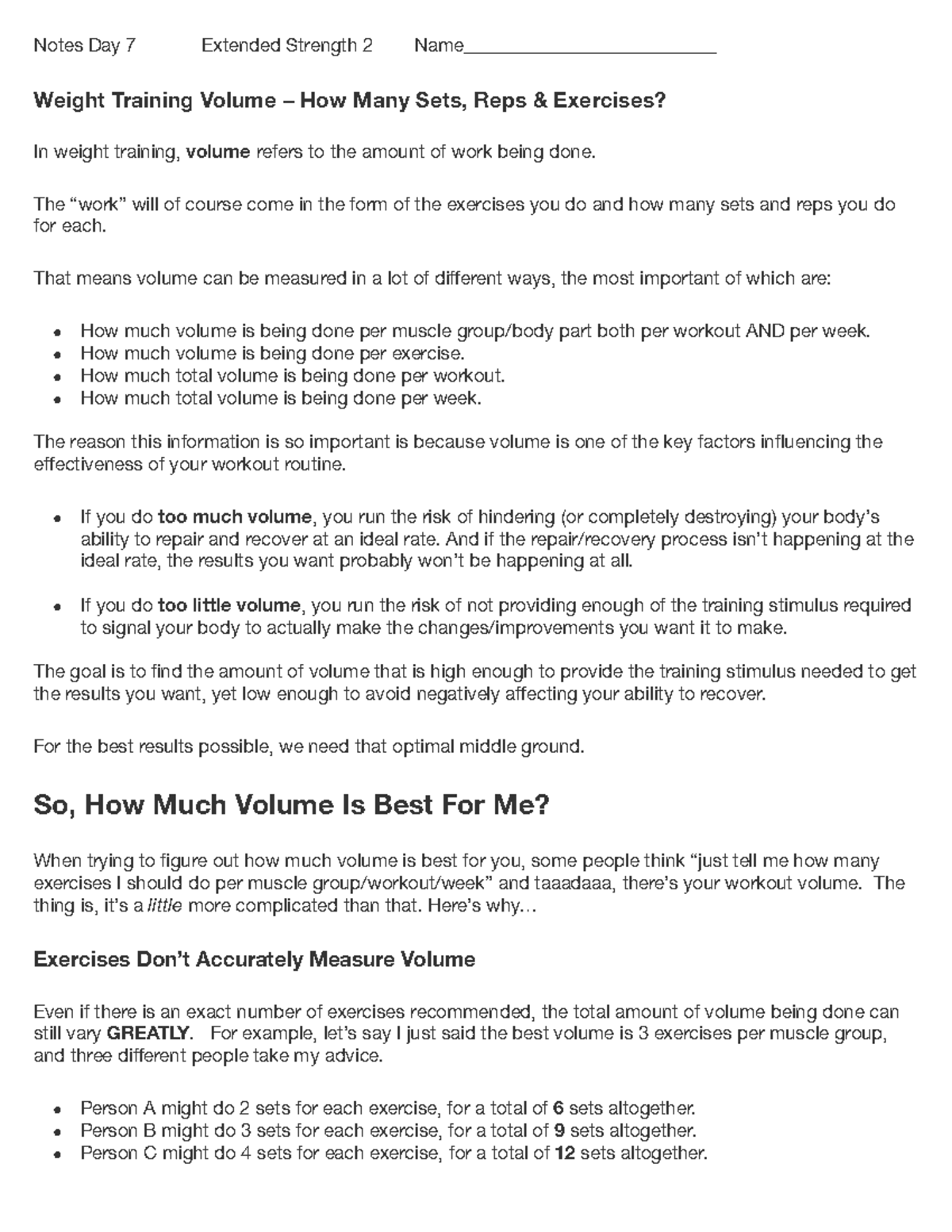 Ellie Hoffman - Notes day 7 - 1330664 - Notes Day 7 Extended Strength 2 ...