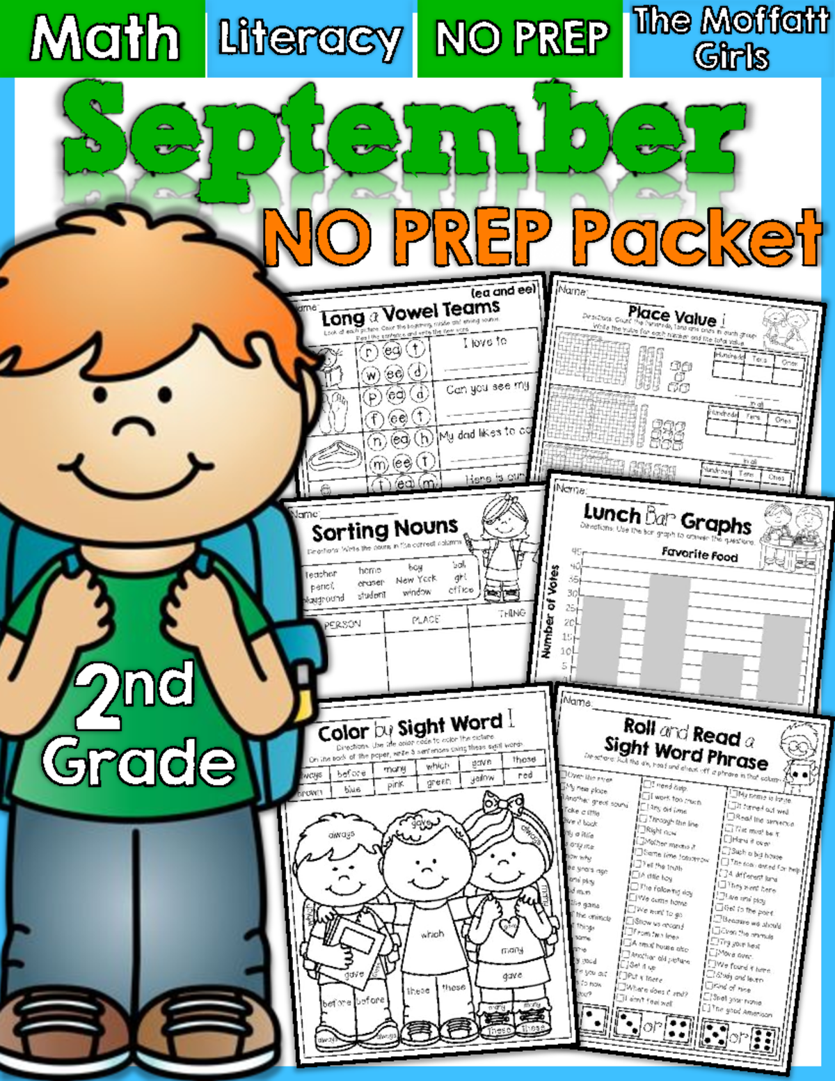 September NO PREP 2nd Grade - September Thank you so much for ...