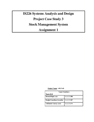 IS226 Week6 Tut5 Solutions - IS226 Tutorial 5 Problems for Week 6 ...