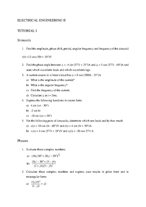 Eng. 2 Notes - THIS ALL WE DID FOR THE SEMESTER ON ELEN102 - 1. COMPLEX ...