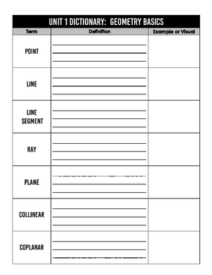 1-6 Practice - Geometry Work - Geo22 - Studocu