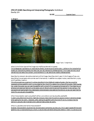 Photography notes - chapter one - 8/31/ PHOTOGRAPHY CHAPTER 1 NOTES ...