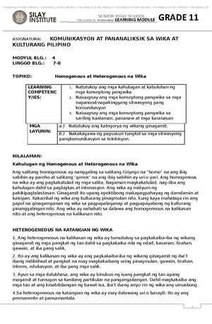 Q1 ATG 1 - Filipino - ADAPTIVE TEACHING GUIDE MET #1 Mga Konseptong ...