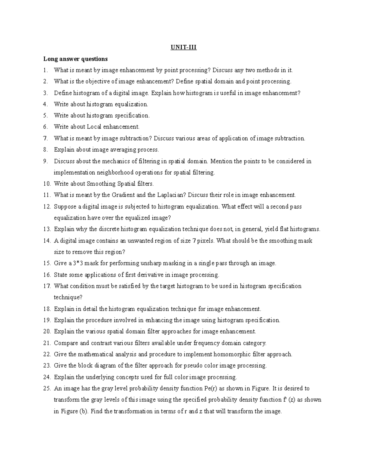 Unit 3 Dip Questions UNIT III Long Answer Questions What Is Meant By