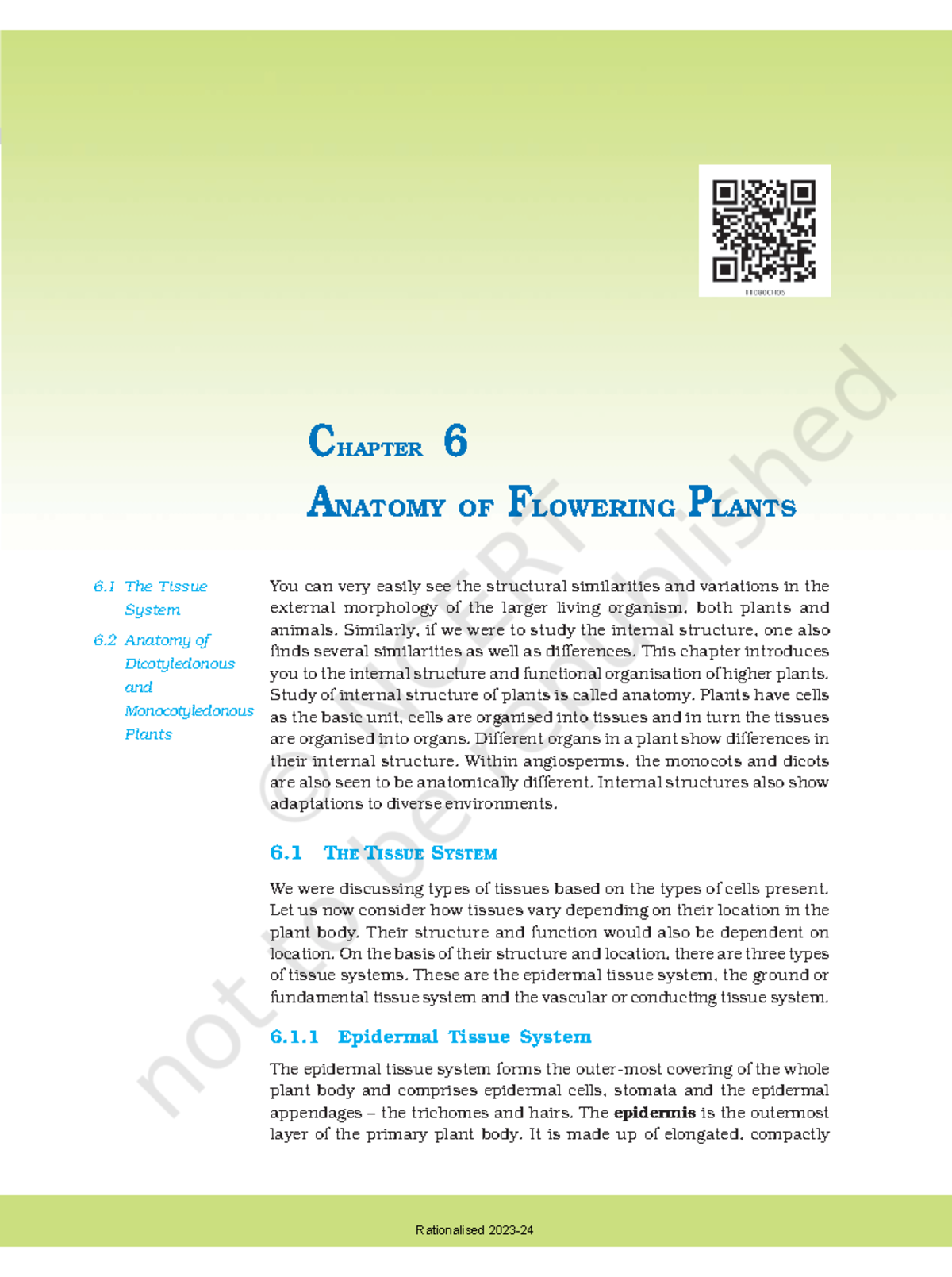 Anatomy of Flowering Plants - ANATOMY OF FLOWERING PLANTS 71 You can ...