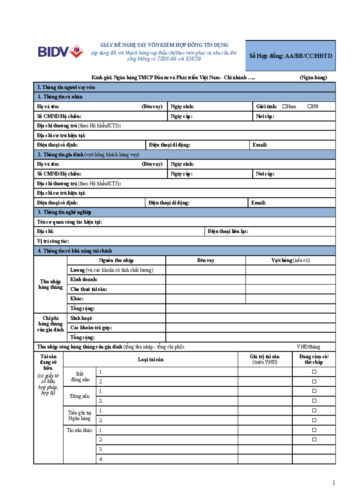 Don+de+nghi+vay+von+kiem+hop+dong+tin+dung+cho+vay+phuc+vu+nhu+cau+doi+song+khong+co+TSBD - GIẤY ...