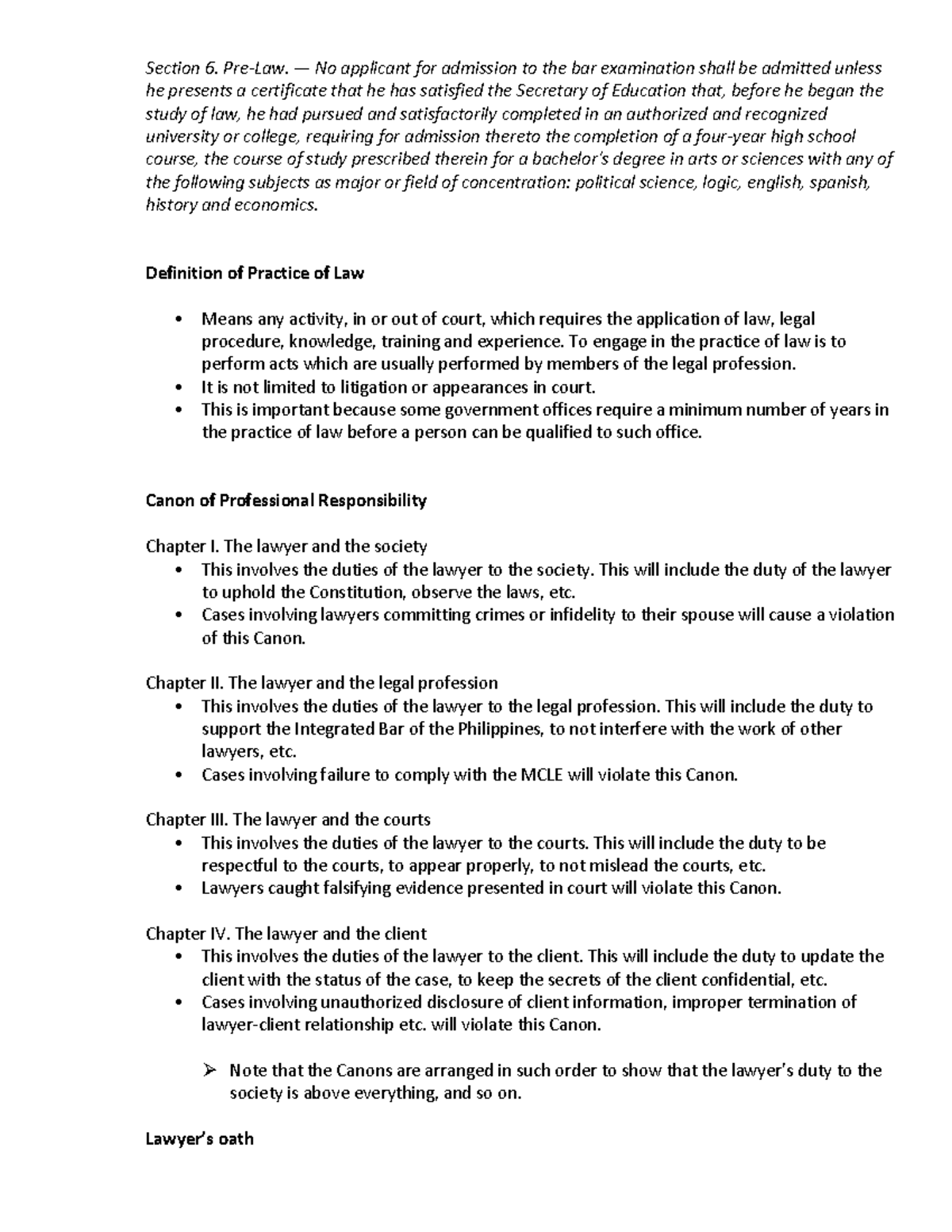 Introduction TO LAW 7 - Lecture notes 7 - Intro to Law - UBian - Studocu