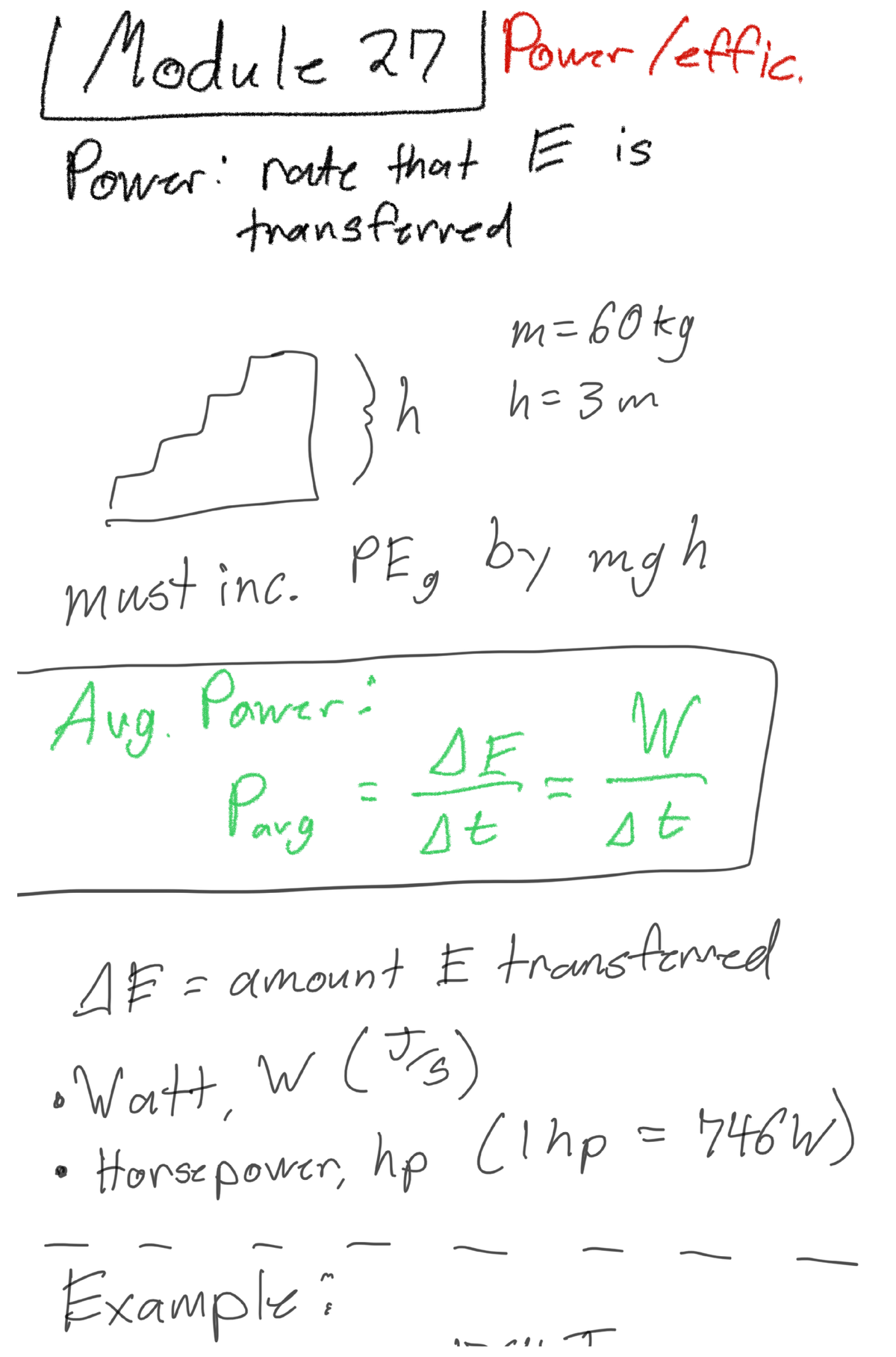 Module 27 Power effic - Irvine Heyward Lecture notes - PY 205 - Studocu