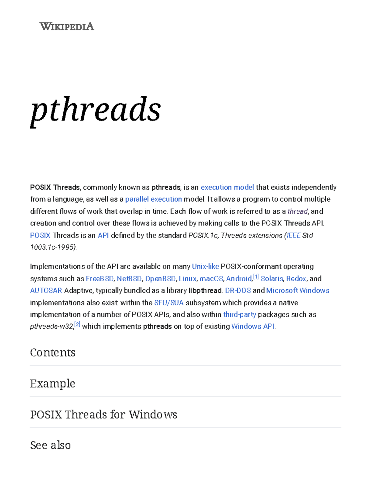 Pthreads - Wikipedia - pthread. Computer graphics. Semester bscs - pthreads POSIX Threads ...