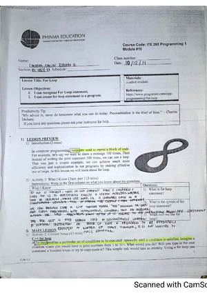 Calimag Lesson 13 - application of informational essay on stress and ...