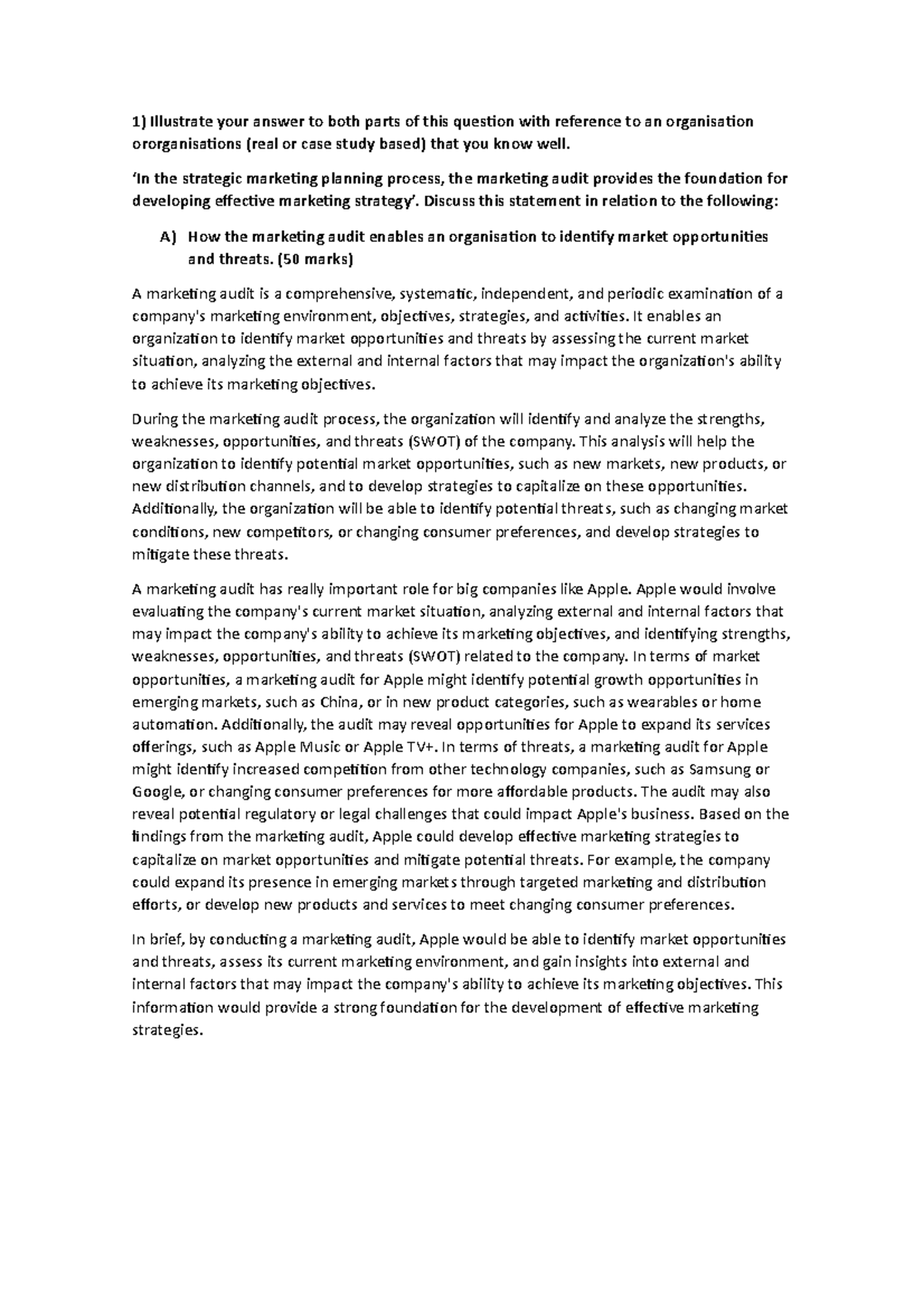 F214057 BSC110 Exam V1 - owkr - Illustrate your answer to both parts of ...