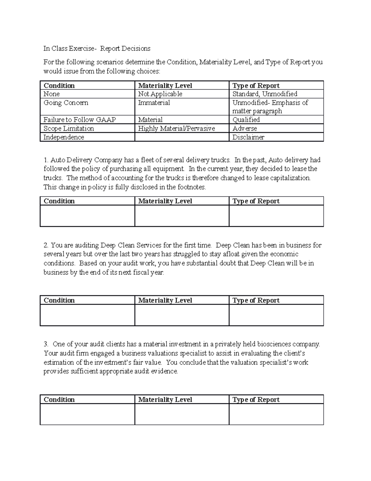 Opinion Selection In Class Exercise - In Class Exercise- Report ...