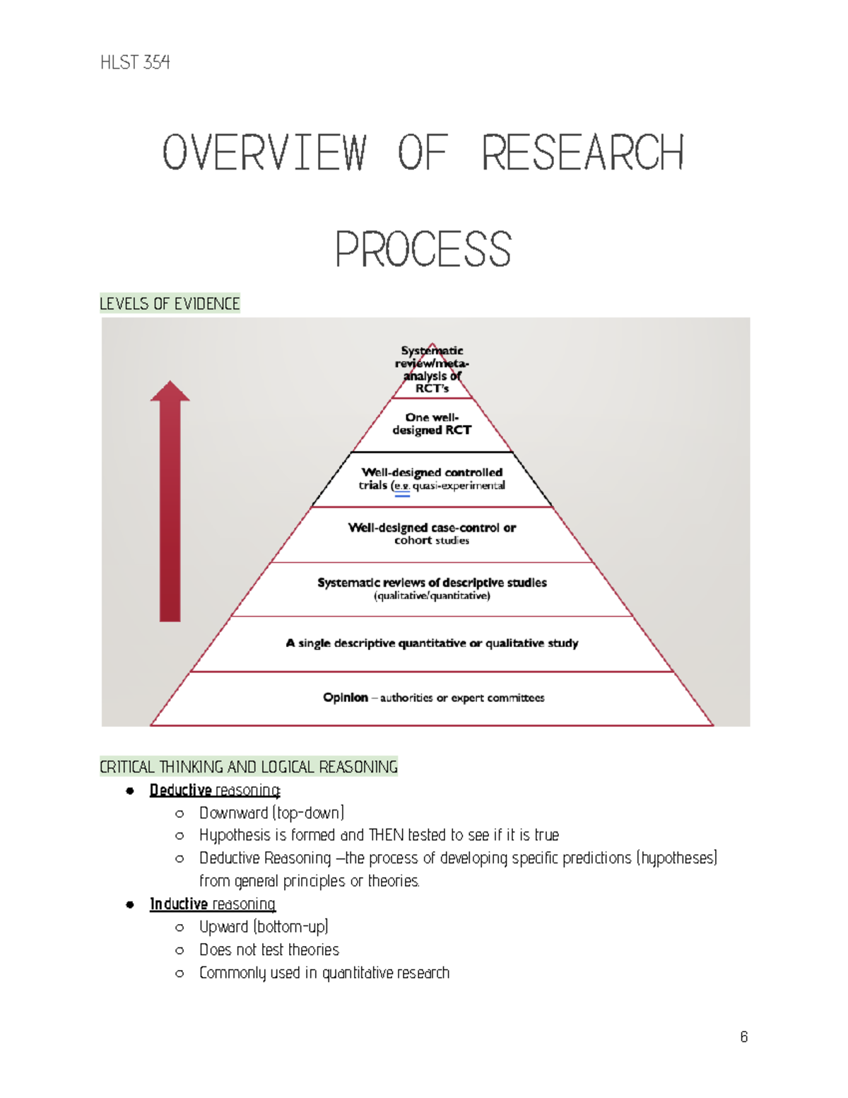 NURS 344-Overview of the Research Process - OVERVIEW OF RESEARCH ...