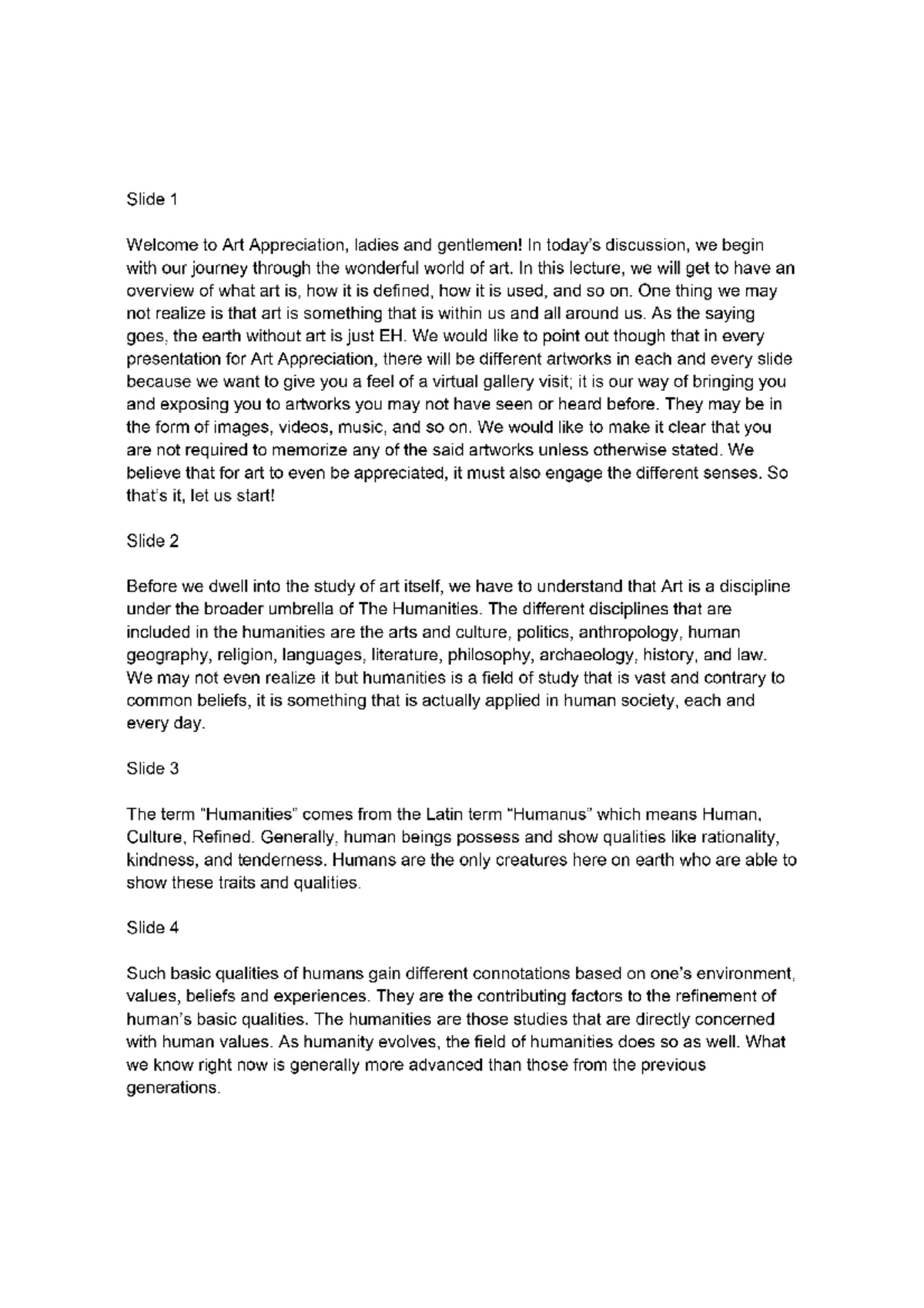 Lecture 1 Transcript 2016 333005 - Business Administration - Studocu